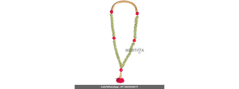 Welcome Guest Mala-Original Cardamom with bright pink string and pink ...