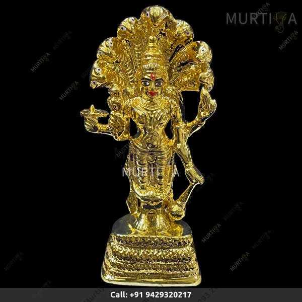 Brass Satya Narayan Dev: Satya Narayan Dev - 17 CM | 6.6 Inch at ...