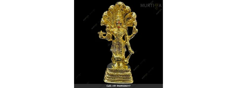 Satyanarayan swami brass murti Online for Lord satyanaryan (Vishnu ...